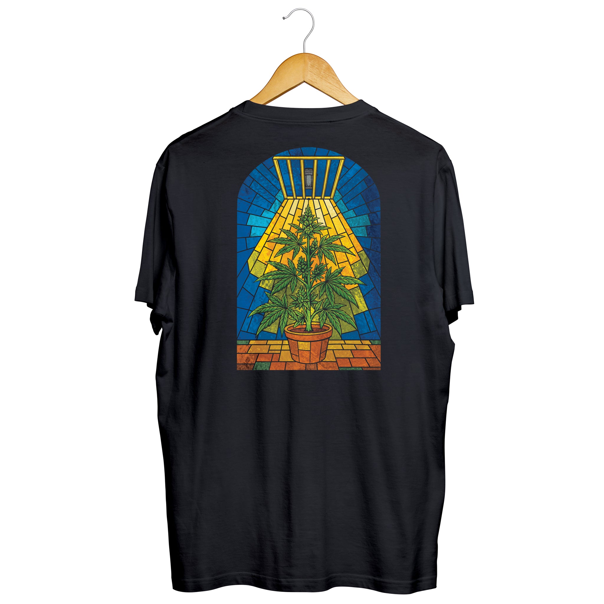 Stained Glass t-shirt black – Treemasons Clothing